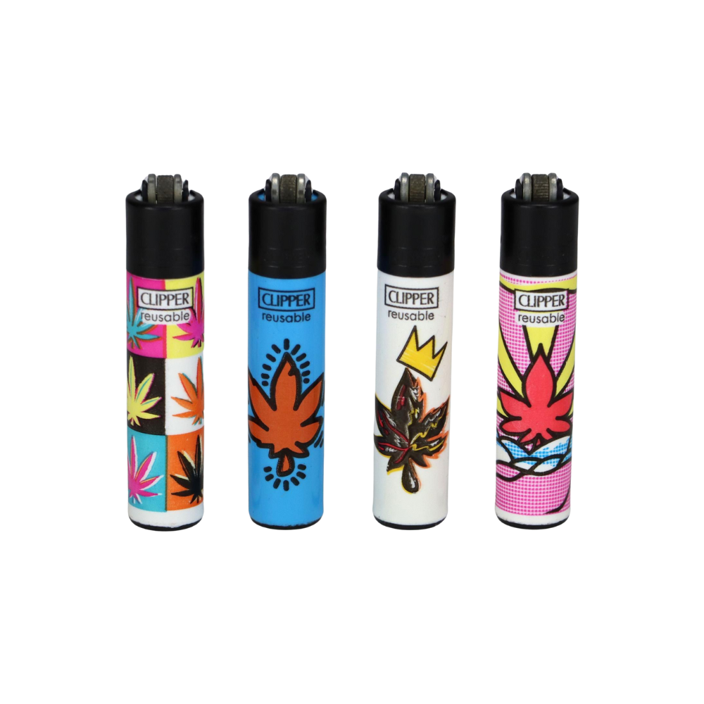 Bricheta Clipper Pop Art Weed | El-Unico.Ro